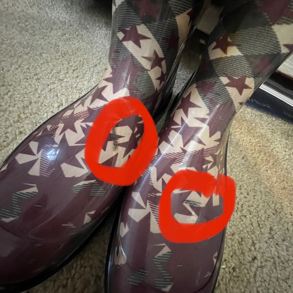 Authentic Burberry Rain Boots (Special Edition) - Gem